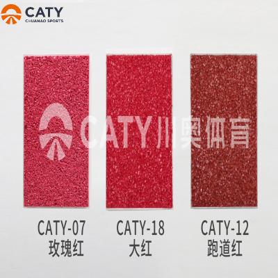 China Multifunktioneel EPDM rubber granules Rood 1-3 mm Voor kleuterschool Te koop