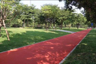 China Anti UV Jogging Track Sidewalk Rubber Flooring For Park/Sports Centre for sale