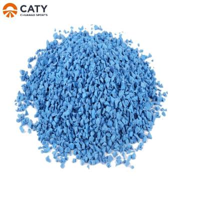 China Running Track 1mm-3mm EPDM Rubber Granules Impact Absorberende Rubber Particles Te koop