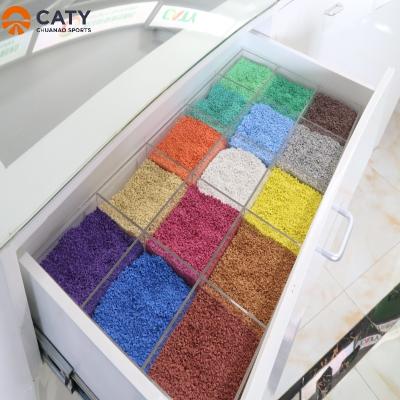Cina Granuli colorati di EPDM non tossici Pavimento protettivo resistente all'usura per parco giochi in vendita