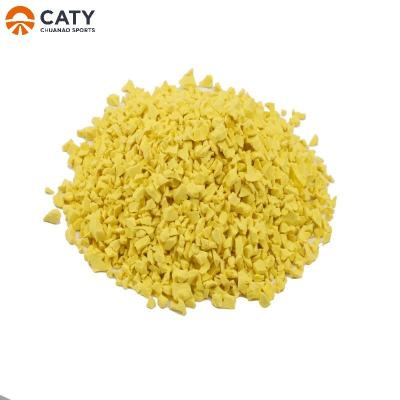 China Elastic EPDM Color Granules , Blue Rubber Pellets For Playground for sale