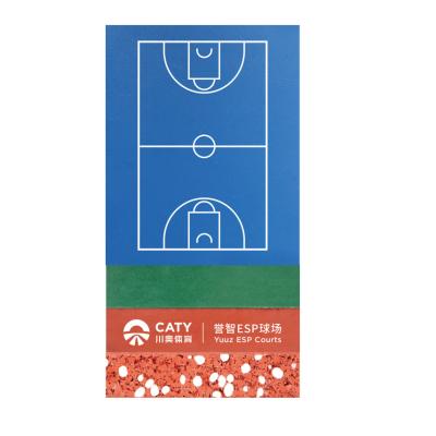 Cina Indoor & Outdoor Eco-friendly Semi-prefabbricato Elastico Sport Court basket pickleball tennis campo di futsal pavimento in vendita