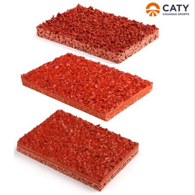 China IAAF Approved Athletic Running Track for EPDM Rubber Athletic Flooring with Smooth Running EPDM Surface for sale