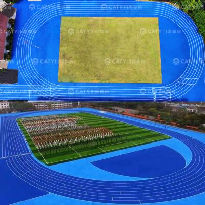 China IAAF Approved Athletic Running Track for EPDM Rubber Athletic Flooring with Smooth Running EPDM Surface for sale