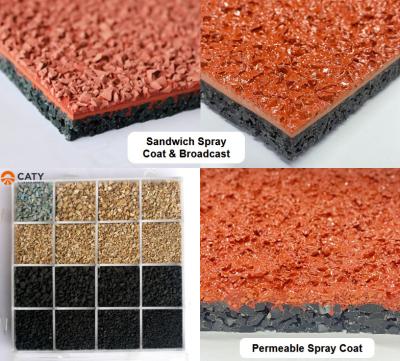 中国 公共走行コース Epdm 走行コース 走行コース 走行コース Epdm ゴム粒子の設置 販売のため