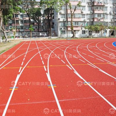 China Piso de caucho poroso permeable EPDM con granulados de color EPDM Granulados de caucho reciclados en venta