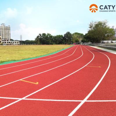 Cina Pista sportiva di gomma colorfast resistente alle intemperie EPDM Pista da corsa di gomma con installazione di pista in vendita