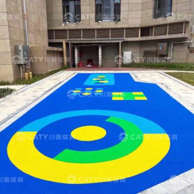 China Durable Colorfast Rubber Playground Material EPDM SBR Tyre Rubber for Rubber Jogging Track & Roof Greening for sale