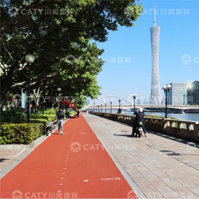 China Permeable Waterproof Rubber Jogging Track Waterproof Jogging Track Material EPDM Rubber Jogging Granules for sale