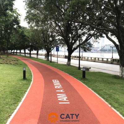 China Pista de trekking de caucho impermeable Material de pista de trekking impermeable EPDM Granulados de caucho para trekking en venta