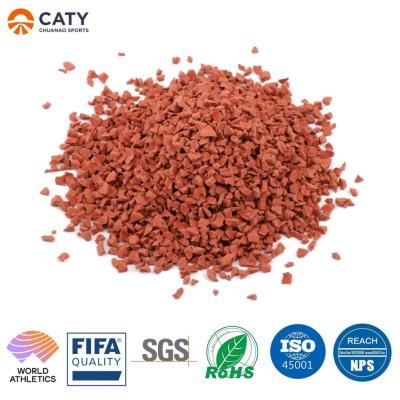 China IAAF Certificated Rubber Athletic Track Prefabricated EPDM Rubber Roll With Sports Track Installation for sale