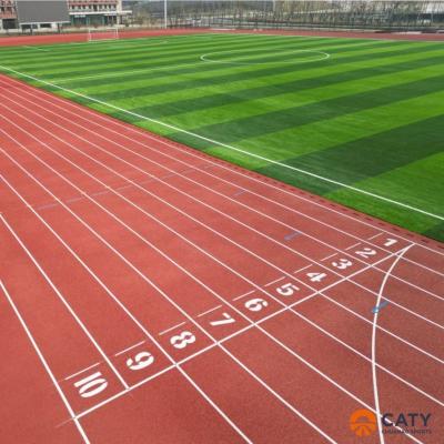 Cina Traccia di corsa prefabbricata certificata IAAF Traccia di gomma per jogging Particelle EPDM in vendita