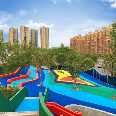 China Color Full Playground Safety Flooring Odorless Rubber Granules Wear Resistant EPDM Granules for sale