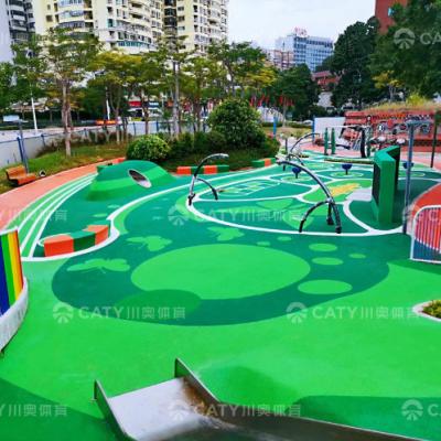 China Color Full Playground Safety Flooring Odorless Rubber Granules Wear Resistant EPDM Granules for sale