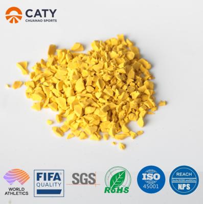 China IAFF Certificated Prefabricated Jogging Track EPDM Recreational Trails Running Track EPDM Rubber Granules for sale