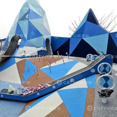 中国 遊び場用灰色のゴム粒子 気候条件の良い EPDM 遊び場用ペレット 販売のため