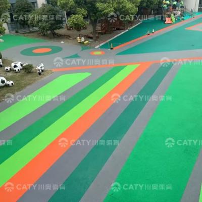中国 遊び場用灰色のゴム粒子 気候条件の良い EPDM 遊び場用ペレット 販売のため