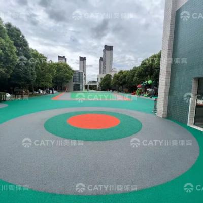 中国 遊び場用灰色のゴム粒子 気候条件の良い EPDM 遊び場用ペレット 販売のため