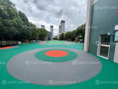 China Multi Purpose Gray Rubber Flooring Gray Recycled Rubber Granules Gray Granule EPDM for sale