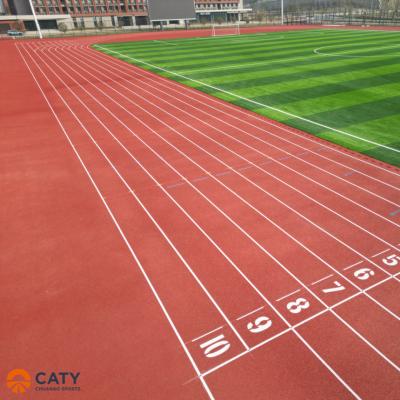 中国 雨天候条件の滑り止めゴムコース表面 販売のため