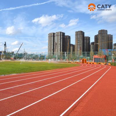 China Automatic Installation Running Track Installation with Prefabricated Roll and Shock Absorption Rate 53% for sale