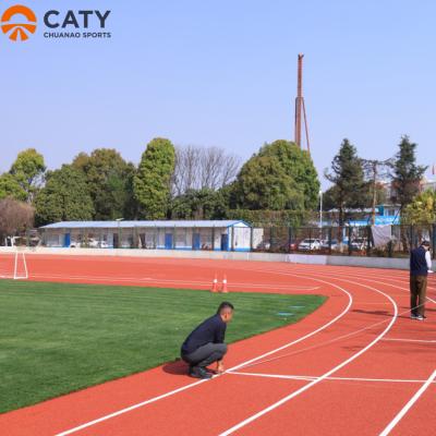 Cina Iaaf Certificato Prefabbricato Spessore 13 mm Superficie in gomma per pista di tartano professionale per campi atletici in vendita
