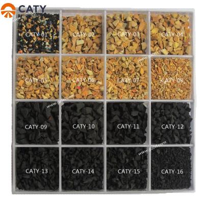 China Durable Over Ten Years SBR Rubber Granules with Friction Factor 0.57 and Customized Sizes 0.5-4mm for Outdoor Usage for sale