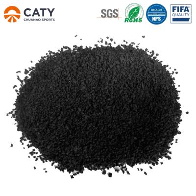 China High-Quality 0.5-2mm SBR Rubber Granules with Anti-Oil-Bleeding and Shape-Retaining Properties for Playground Surfaces for sale