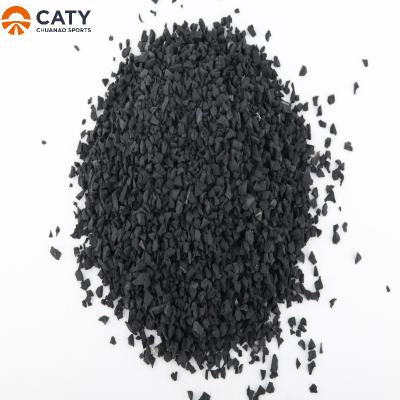 China High Resilience SBR Granules - Recycled Rubber Base Layer for Sport Track Cushioning for sale