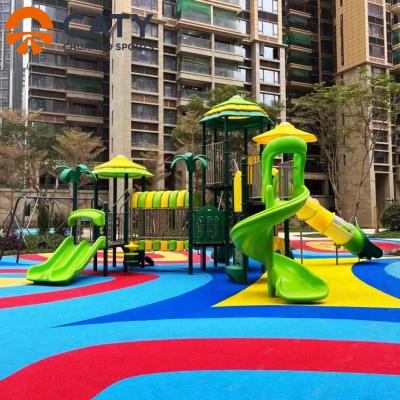 China Color-Stable and UV-Resistant EPDM Rubber Granules for Various Outdoor Flooring Surface for sale