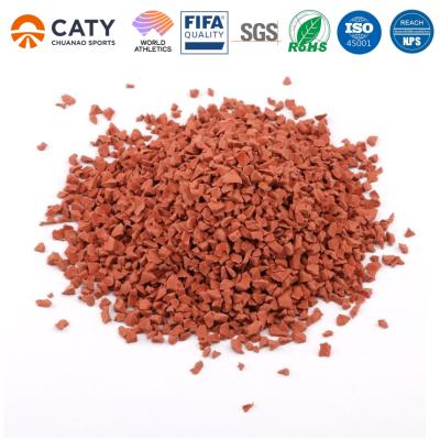 China Anti-UV Rubber Granule EPDM Rubber Pellets For Wet Pour Playground Surface for sale