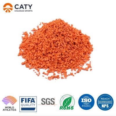 China Durable EPDM Granule Flooring for 10mm 13mm Kids Playground Outdoor Playground Manufacturer for sale
