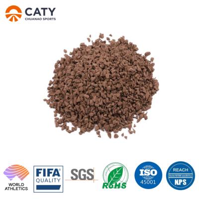 China Safe and UV-Resistant Blend EPDM Rubber Granules for Playground Track Installation for sale