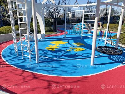 China UV Resistant EPDM Rubber Granules For Safety Playground Surface Kids Fall Protection Tested for sale