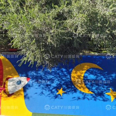 China SGSCompliant EPDM Rubber Granules for Preschool Nursery School Childcare Center for sale