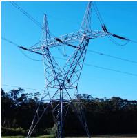Quality Stable Transmission Line Tower Easy Installation Single Circuit Tower For for sale