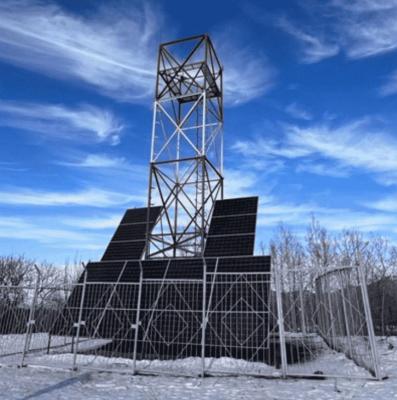 China 15M Steel Pipe Tower Fire Prevention Four Legged Tower Customized for sale