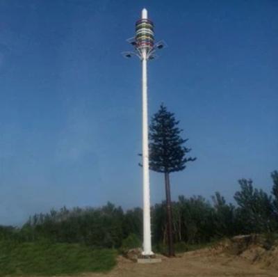 China Wind Resistant Monopole Telecommunications Tower Expandable Steel Structure Tower for sale
