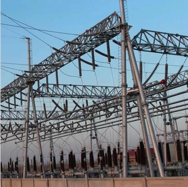 Quality Anti Corrosion Substation Steel Structures Durable Power Substation Customized for sale