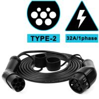 China Long Type 2 To Type 2 EV Cable 7.4kW for sale