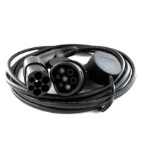 China 16A 3 Phase 11KW Type 2 To Type 2 EV Cable IP55 EVSE Cable for sale