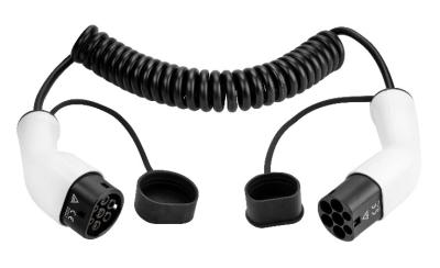 중국 나선형 22 kw 유형 2가 2 EV 케이블 표준 토대 4 킬로그램을 타이핑합니다 판매용