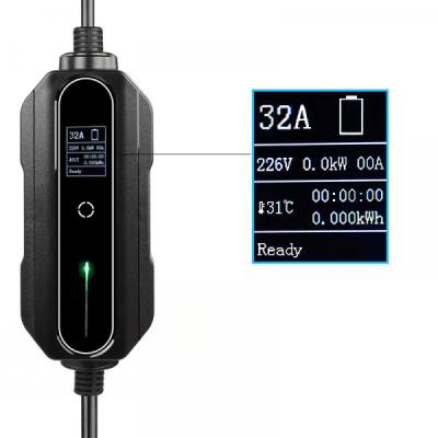 China Portable Level 2 Electric Car Charger 2.3kW 10A for sale