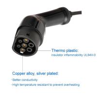 China Thermoplastic Shell EV Type 2 Tethered Cable 3 Phase 22kW for sale