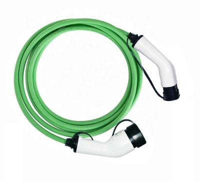 China Mode 3 Charging Connectors 3Phase Type 2 To Type 2 62196 EV Charging Cable for sale