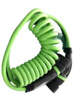 China Thermoplastics Plug Mode 3 Type 2 To Type 2 EV Cable 11KW 16 Amp for sale