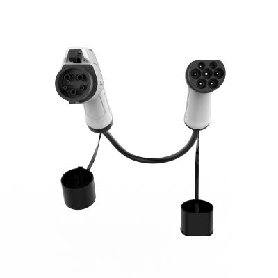China J1772 32A Type 1 To Type 2 EV Charging Cable TPU EVSE Cable for sale