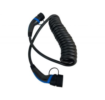 China 5M 22kW 3 Phase 32 Amp Type 2 To Type 2 Charging Cable IEC 62196-2 for sale