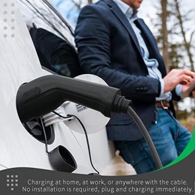 Cina Level 2 Type 2 To Type 2 EV Charging Cable Electric Car Charging TPU Black 5m in vendita