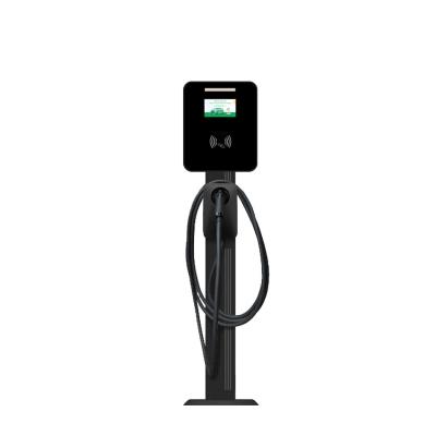 China Silver Wall Mounted EV Charging Station with Type 2 Interface and 5m Cable à venda